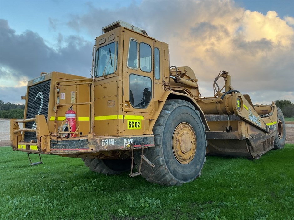 Caterpillar 631D Mobile Scraper (Open Bowl) Auction (0030-9051983 ...