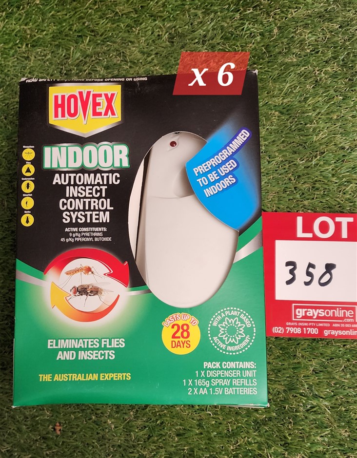 6x Hovex Indoor Auto Insect Control System Auction (0358-5056652 ...
