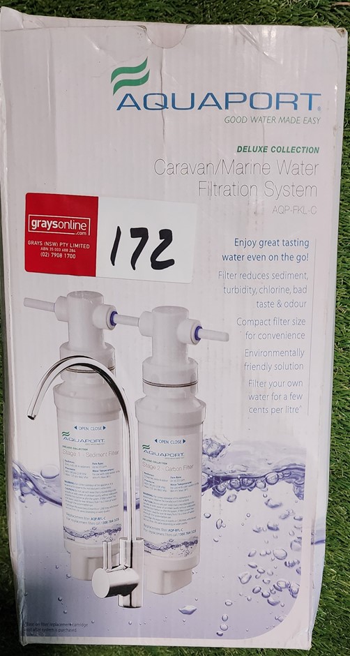 Aquaport Caravan/Marine Water Filtration System Auction (0172-5056652) | Grays Australia