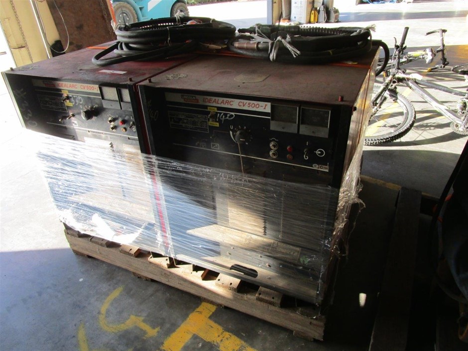 Pair Lincoln CV500 Mig Welders Auction (0007-7051686) | Grays Australia