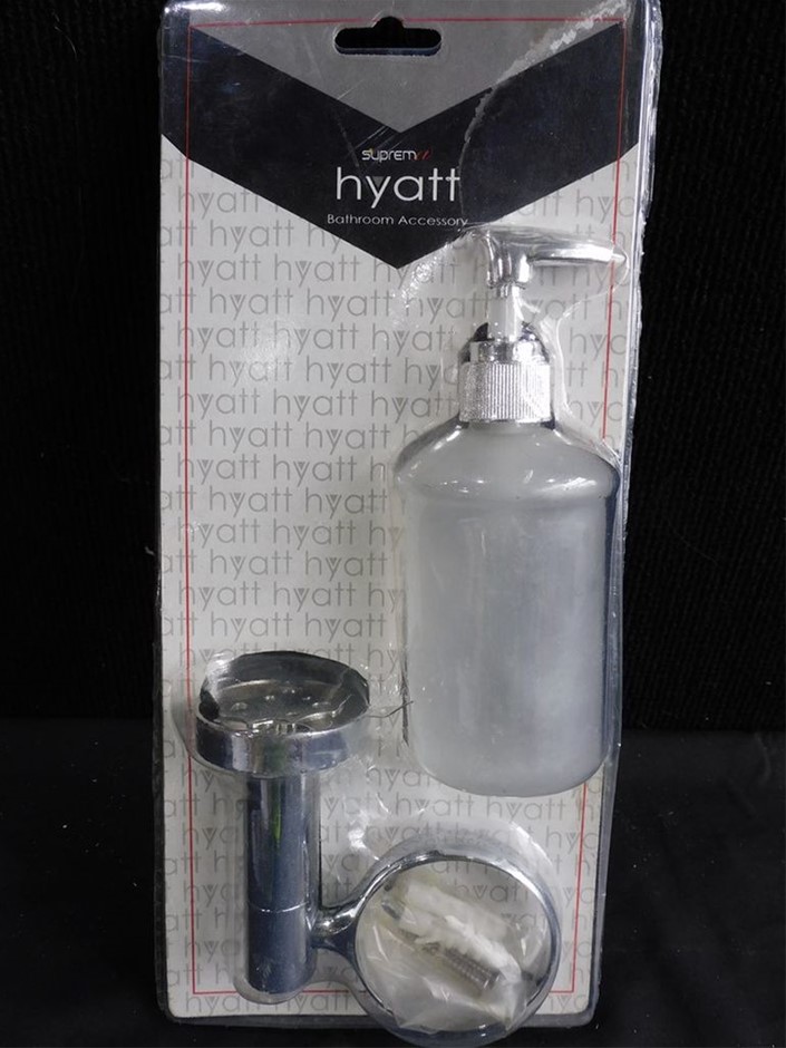 2 x Suprema Hyatt Soap Dispenser Holders Auction (0068-5056668) | Grays ...