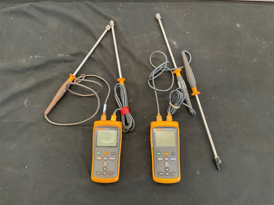 Pair of Fluke Thermometers Auction (0072-9051259) | Grays Australia