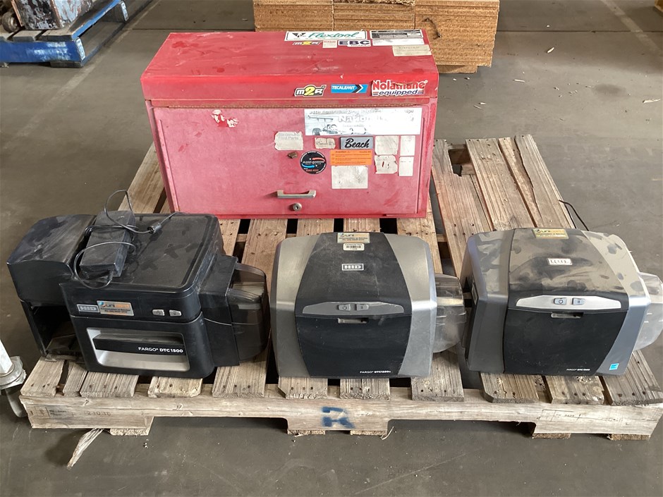 Uni Card Card Printers, Qty x 3, Tool Box Auction (0041-8018789 ...
