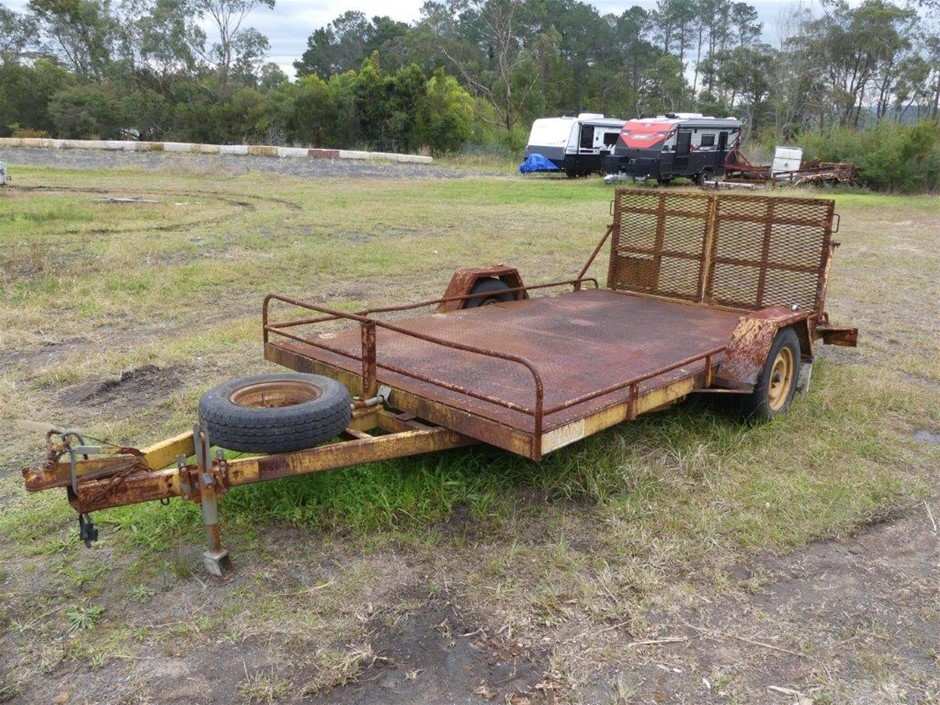 2002 DEAN Single Axle Tilting Plant Farm Trailer Auction (0016-5056769 ...