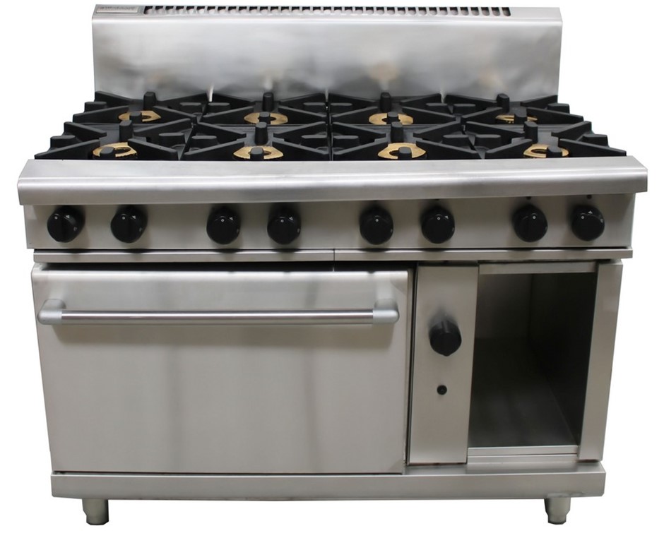 WALDORF GAS 8 BURNER STOVE WITH OVEN Auction (0012-5056636) | Grays ...