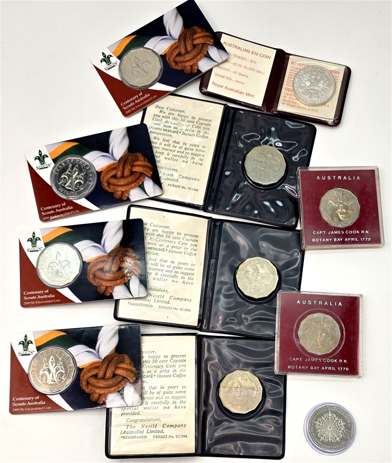 BULK COLLECTION OF RARE AND COLLECTABLE 50c COINS Auction (0015-2560516 ...