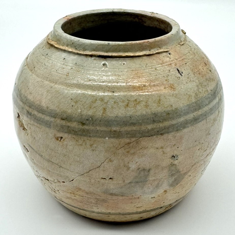 1368-1644 AD CHINESE MING DYNASTY GLAZED CERAMIC POT Auction (0001 ...