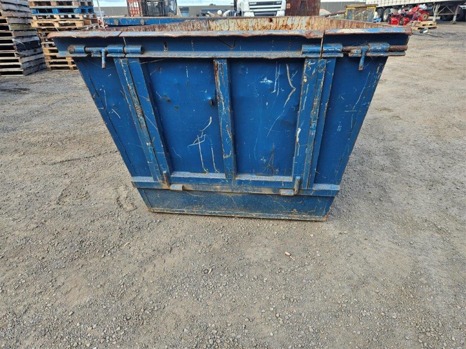 6m Blue Steel Bin Auction (0005-3029418) | Grays Australia