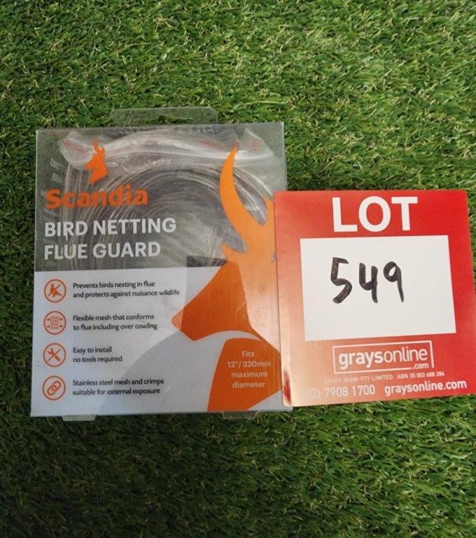 Scandia Bird Netting Flue Guard Auction (0549-5056921) | Grays Australia