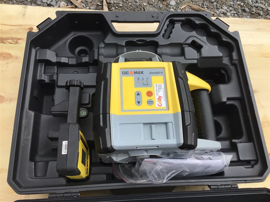 Geomax Zone20H Laser Level Auction (0079-8018905) | Grays Australia