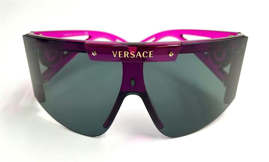VERSACE Medusa Icon Shield Sunglasses, model 4393 Auction (0140-2559632 ...
