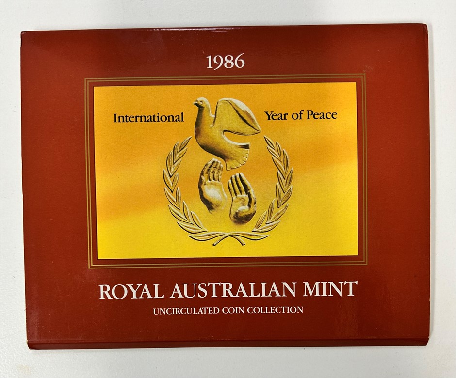 Royal Australian 1986 "International Year of Peace Anniversary Edition ...