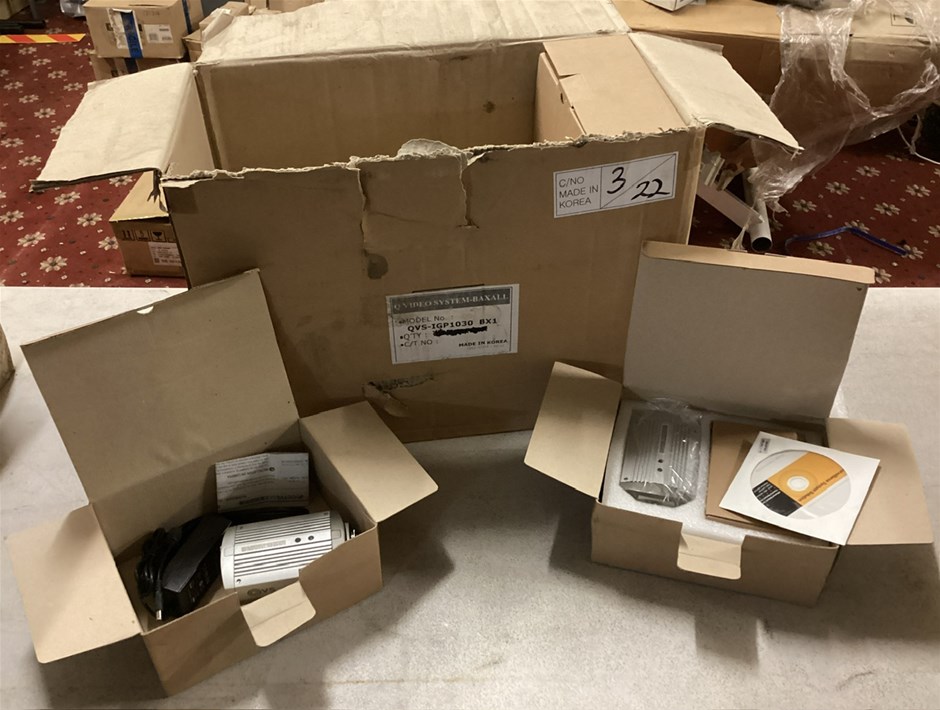 8 x QVS Network Cameras Auction (0420-3029685) | Grays Australia