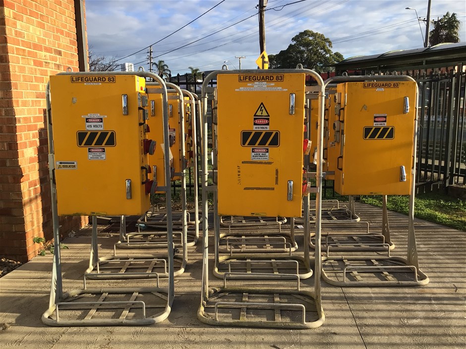 11 x Lifeguard 83 Distributio Switchboard on Frame Auction (0056 ...