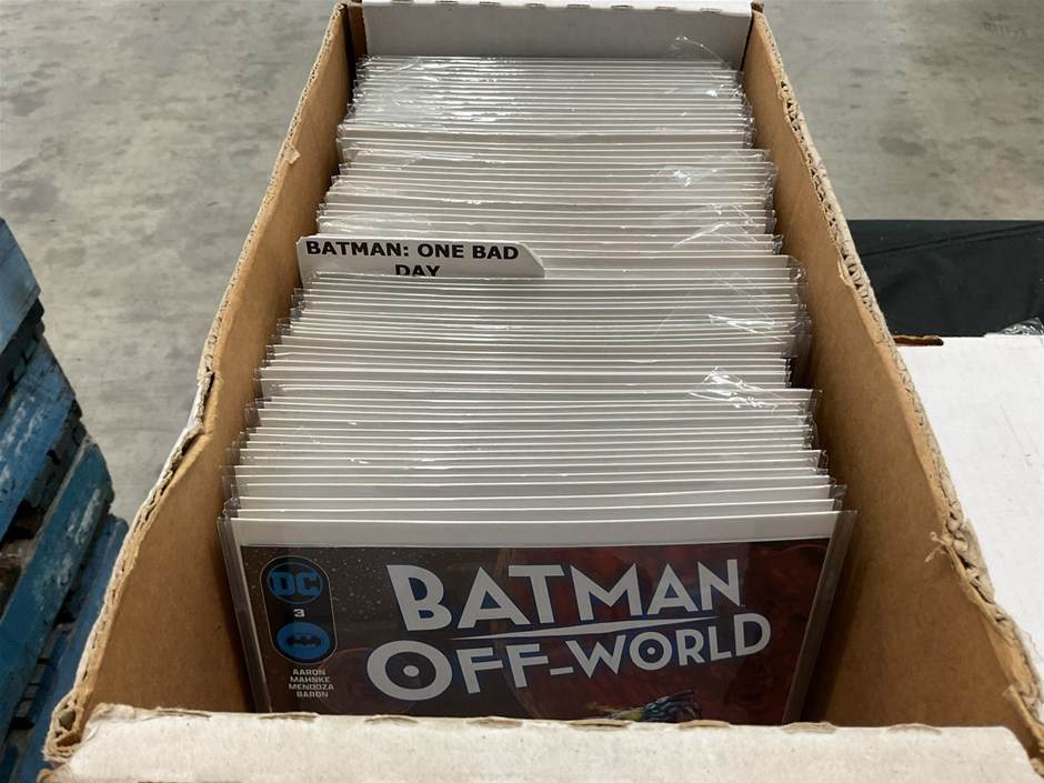 Box Of Unopened Batman Comics Auction (0021-9054050) | Grays Australia