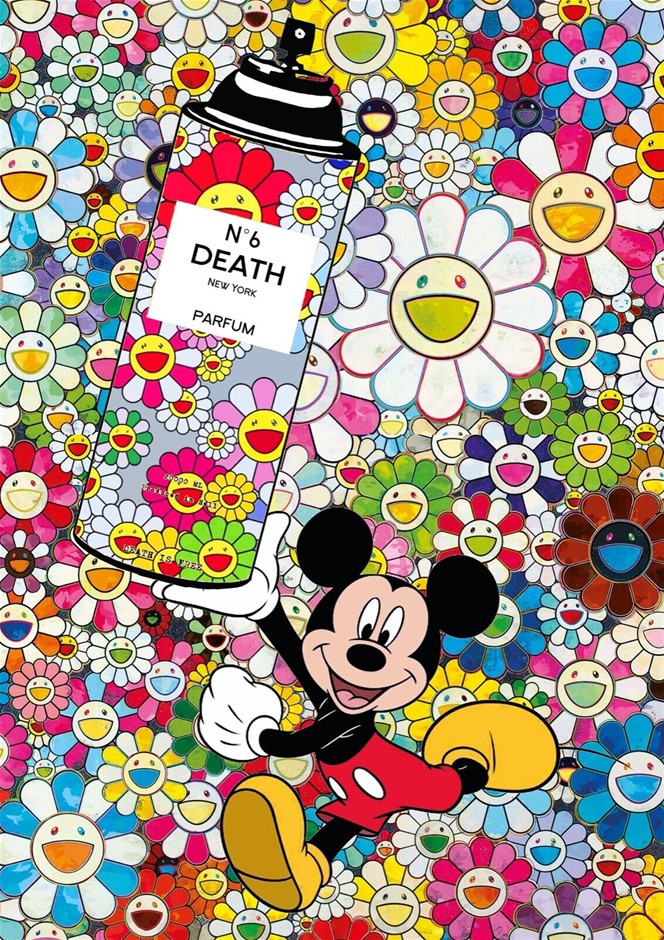 Death NYC Ltd Ed. Signed Graffiti Pop Art Print Auction (0018-2559795 ...