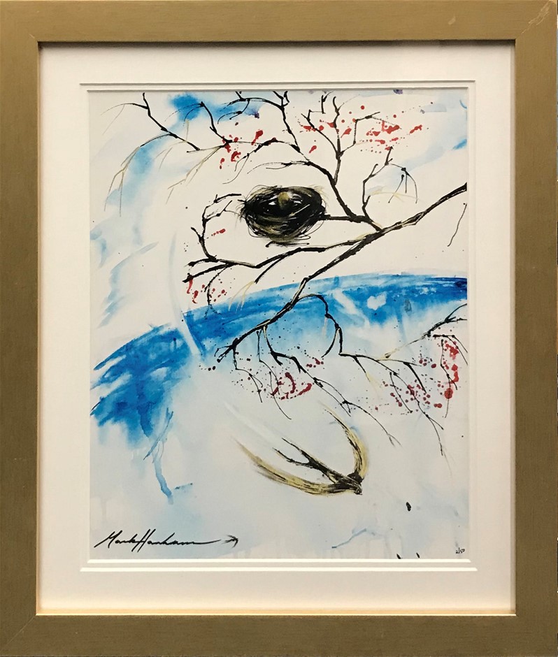 MARK HANHAM SIGNED LIMITED EDITION PRINT "HOME ON THE TOP OF THE WORLD ...