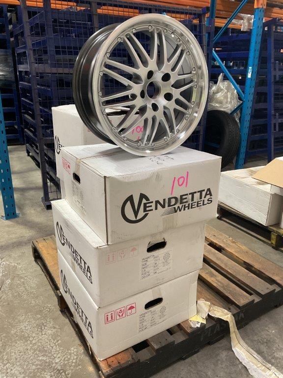 Set of 4 Vendetta Wheels Auction (0101-3029706) | Grays Australia