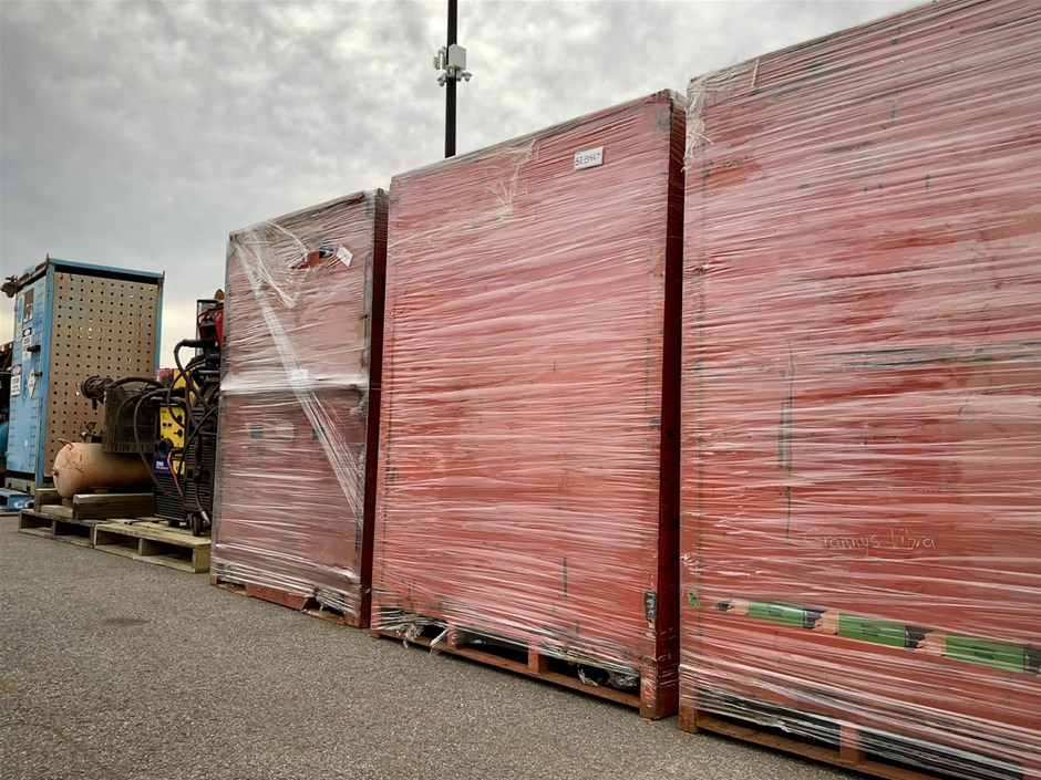 Red Metal Container Auction (0065-9052833) | Grays Australia