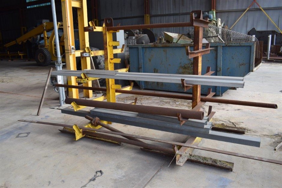Steel Framed Double Side Steel Stock Rack Auction (0086-9052397 ...
