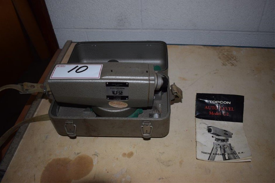 Vintage Topcon Model U2 Auto Level Auction (0010-9052396) | Grays Australia