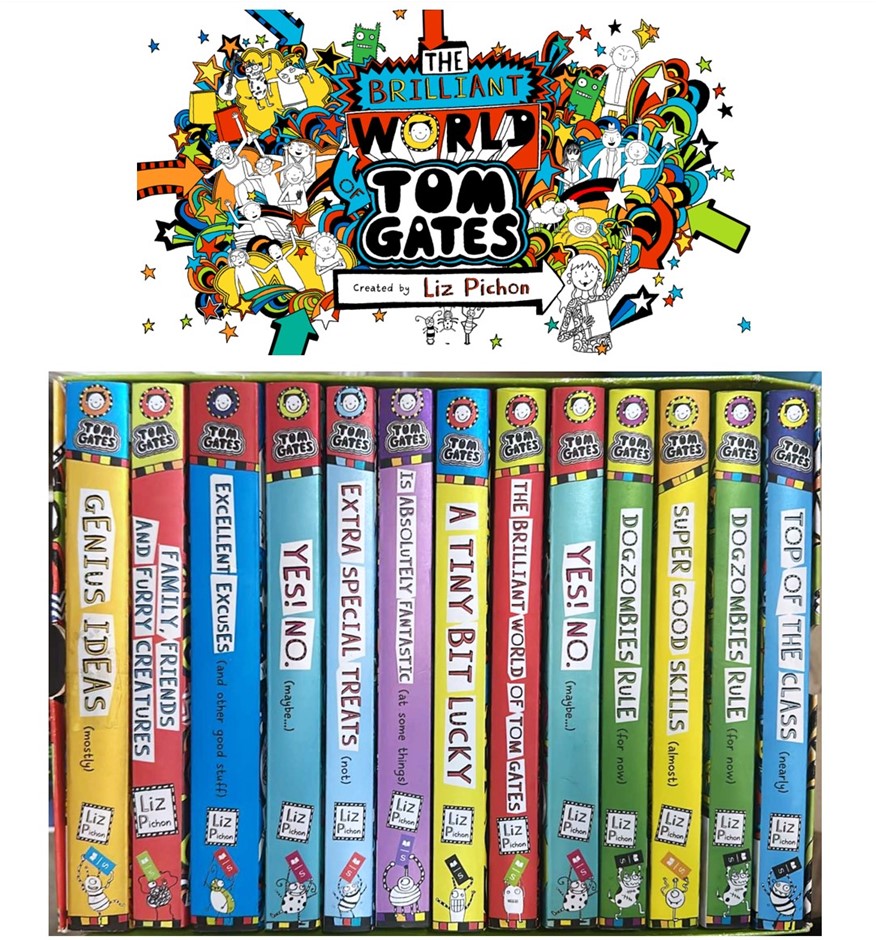 TOM GATES 12 Book Collection by Liz Pichon. Welcome To The Brilliant ...