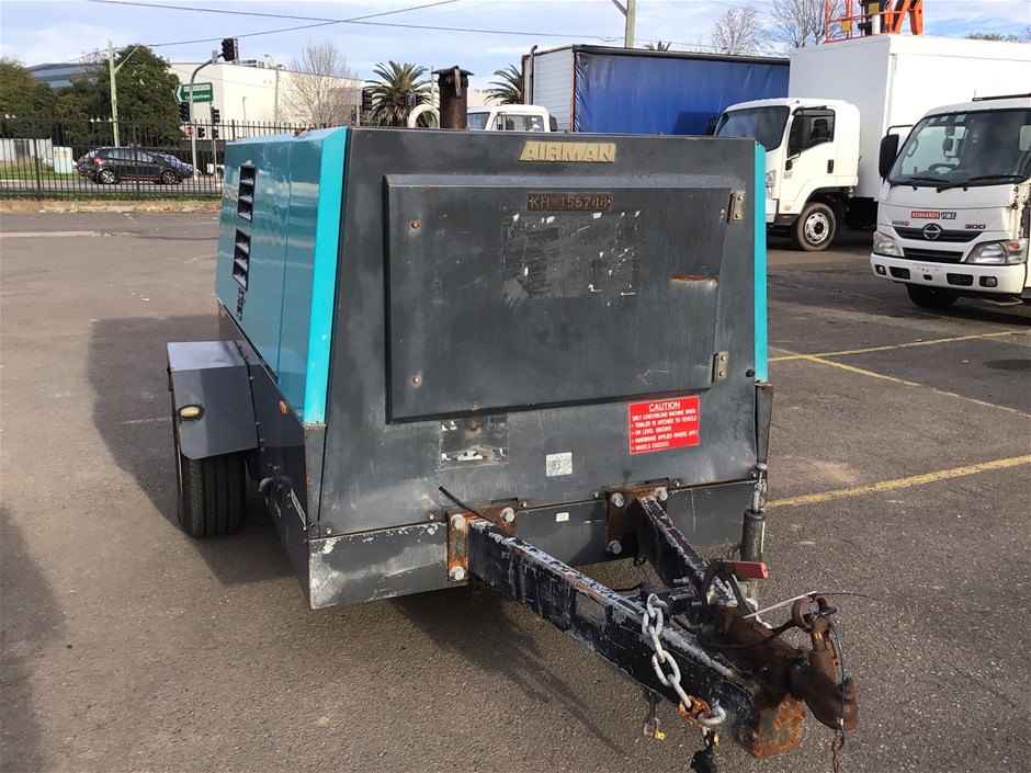 Airman PDS400S Trailer Mounted Compressor Auction (0036-5057523 ...