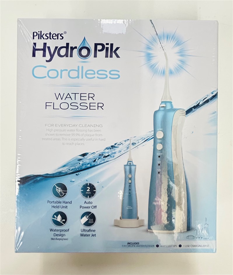 PIKSTERS HydroPik Cordless High Pressure Water Flosser NEW Auction ...