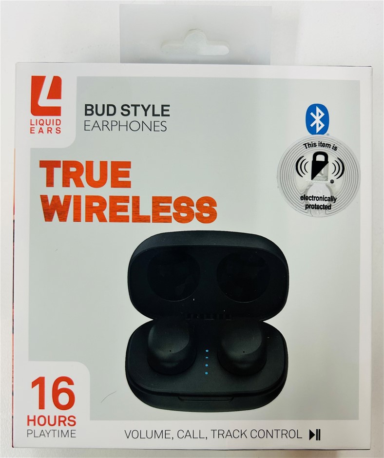 LIQUID EARS BUD STYLE True Wireless Bluetooth Earphones 16 Hours ...