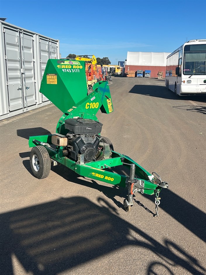 2021 Red Roo Towable Wood Chipper Auction (0040-3029949) | Grays Australia