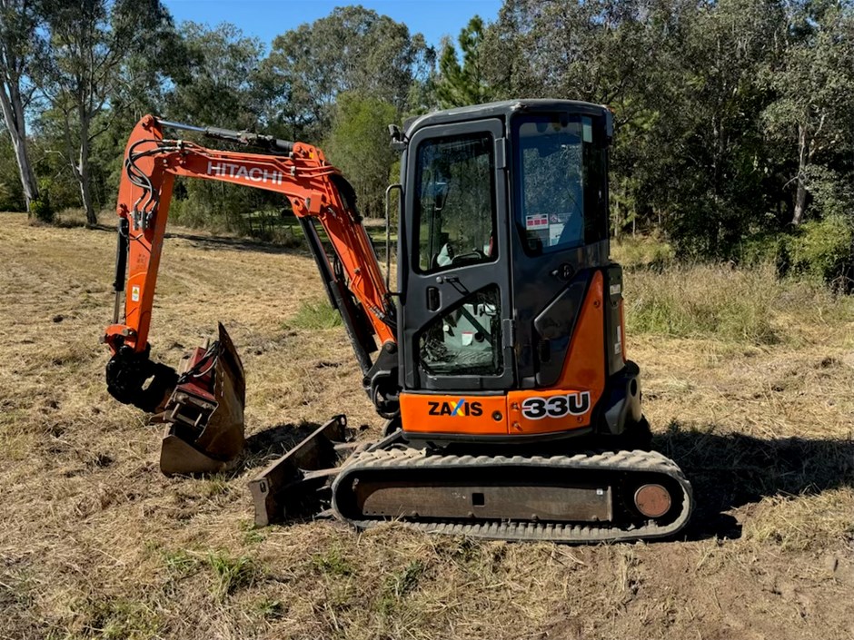 Hitachi ZX33U-5A Hydraulic Excavator Auction (0001-7053090) | Grays Australia