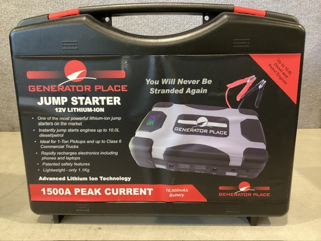 Generator Place 12v Lithium-Ion Jump Starter Pack Auction (0008-8019068 ...