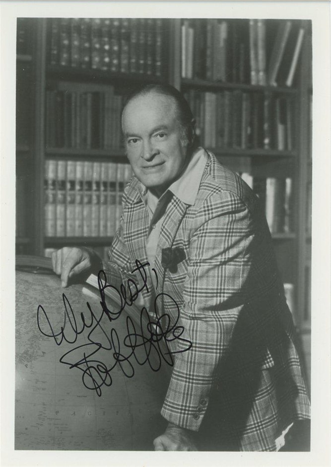 BOB HOPE SIGNED VINTAGE PHOTO Auction (0010-2560061) | Grays Australia