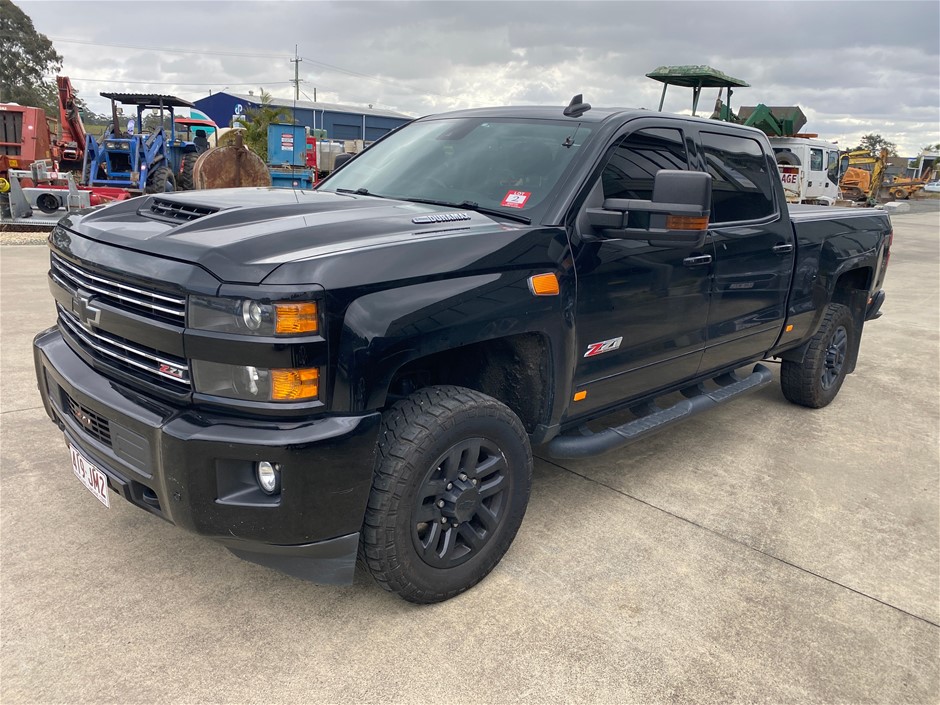 2017 Chevrolet Silverado LTZ Z71 4WD Automatic Dual Cab Ute Auction ...