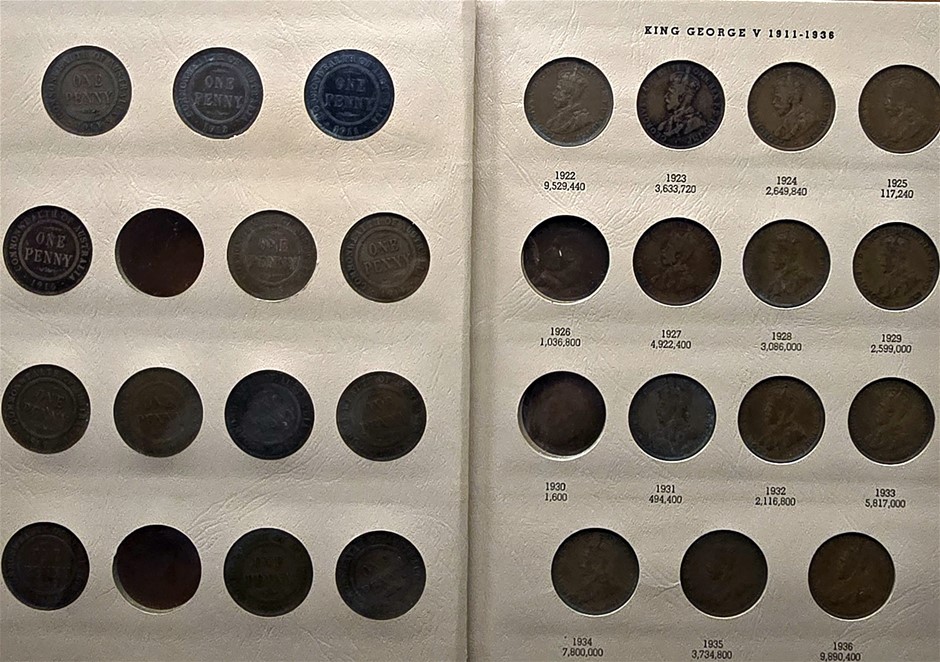 A DANSCO MULTI PAGE AUSTRALIAN PENNY FOLDER Auction (0001-2561256 ...