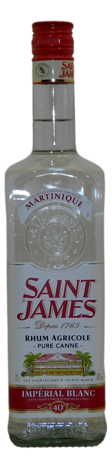 Saint James Rhum Agricole Imperial Blanc Rum (1x 700mL) Auction (0072 ...