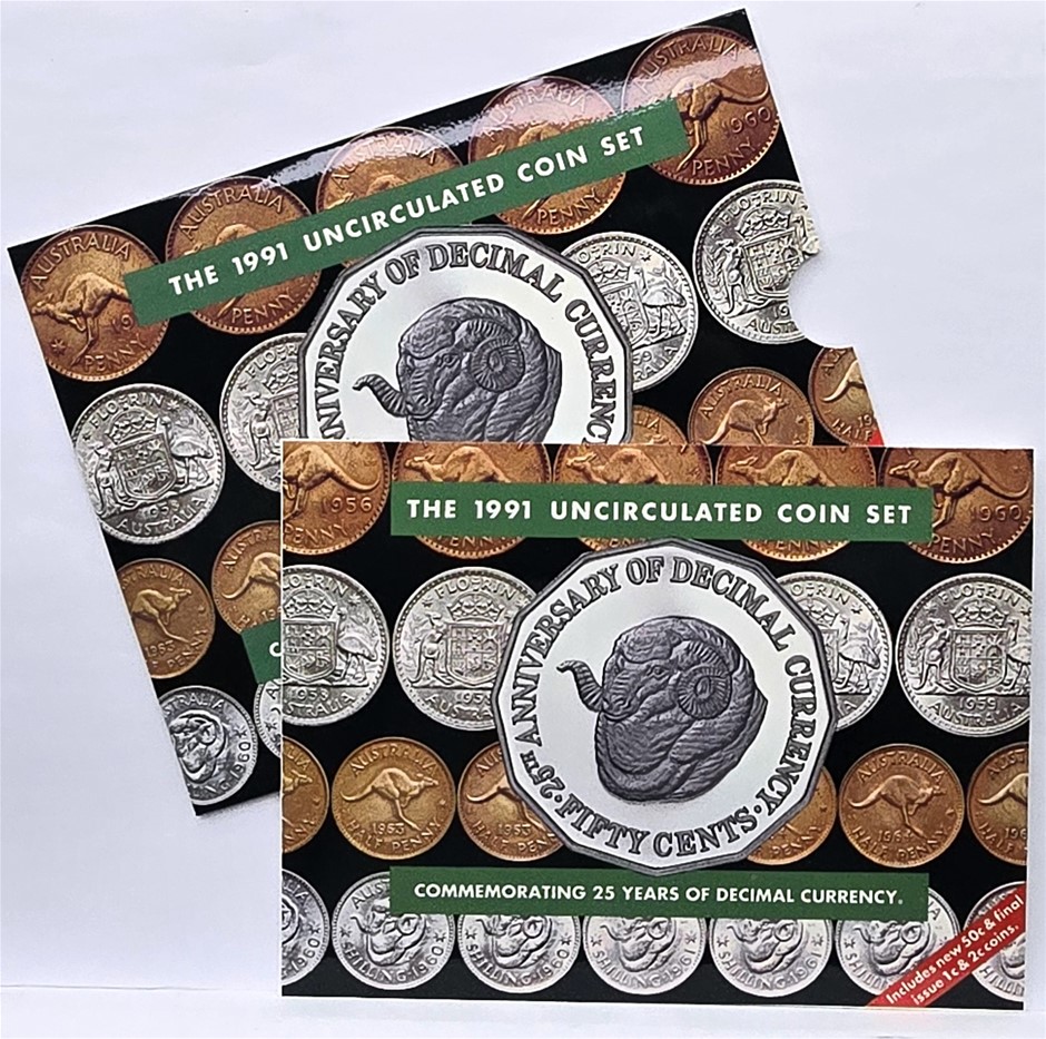 1991 ROYAL AUSTRALIAN MINT UNCIRCULATED COIN SET Auction (0014-2561006 ...