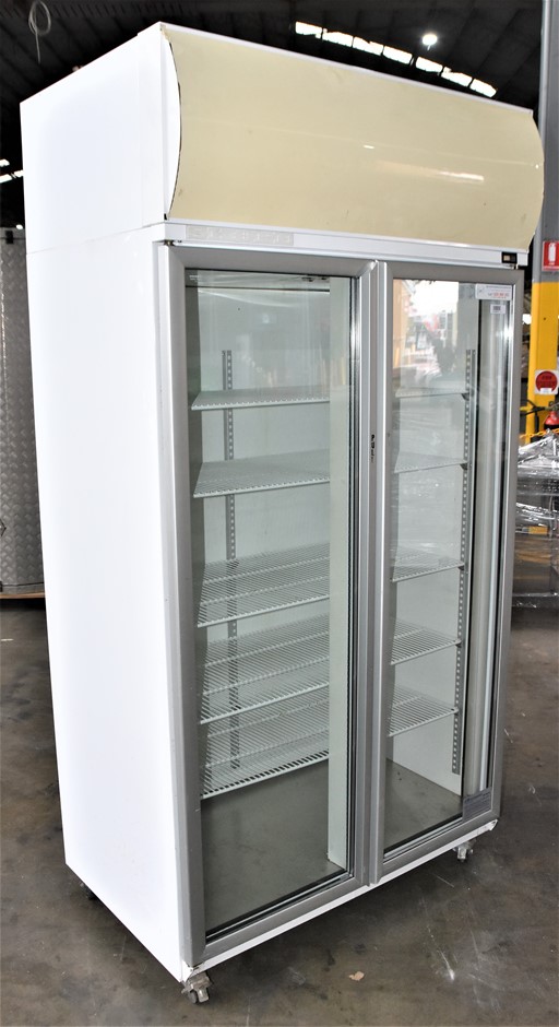 2002 Skope SK1000XL-C Mobile 2 Door Commercial Display Fridge Auction ...