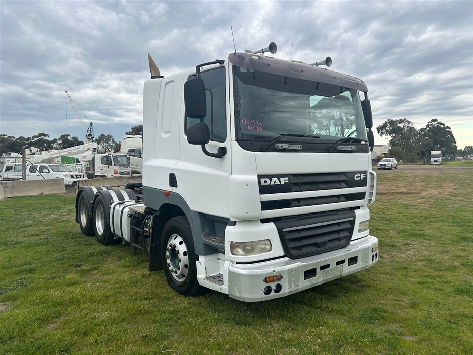 2010 DAF CF85 6 x 4 Prime Mover Truck Auction (0010-3030010) | Grays ...