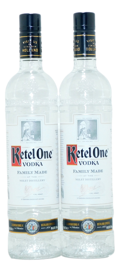 Ketel One Vodka (2x 700mL) Netherlands. Auction (0019-10730548) | Grays ...