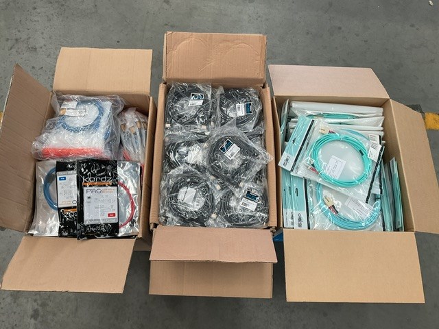 3 Boxes Of Assorted Patch Lead, HDMI And Duplex Patch Cables Auction ...