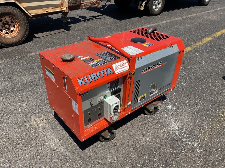 Kubota Lowboy 2 GL9000 Diesel Generator Auction (0001-8019249) | Grays ...