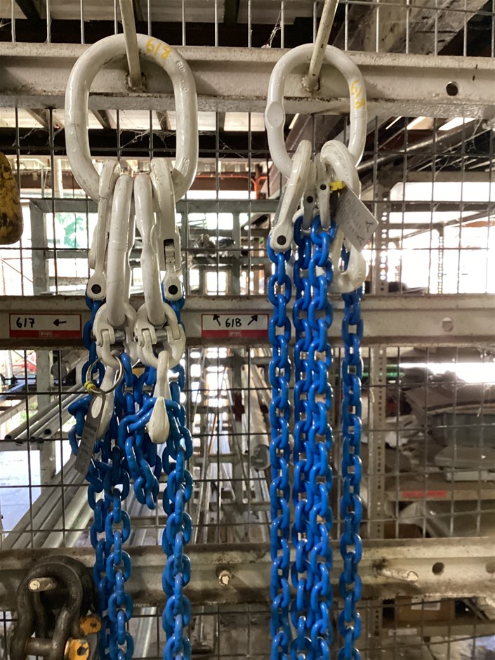 Qty 2x 2 Leg Lifting Chains Auction (0618-7053320) | Grays Australia