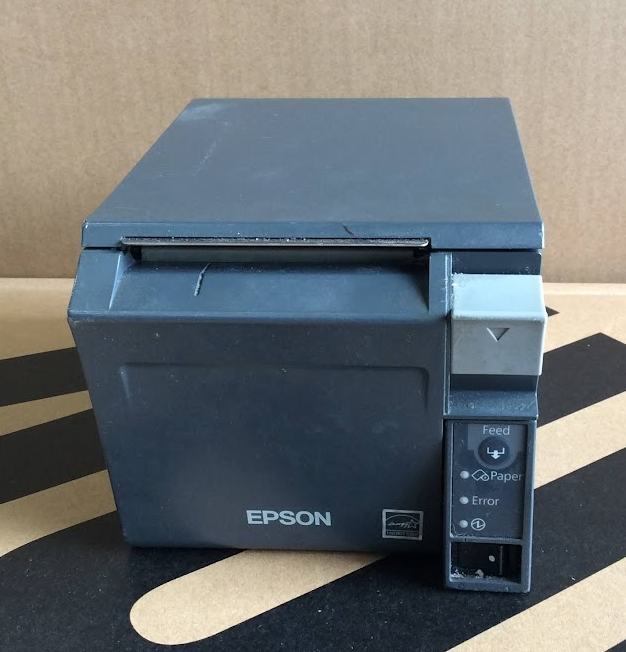 Epson TM-T70II M296A Front output Thermal Receipt printer Auction (0025 ...