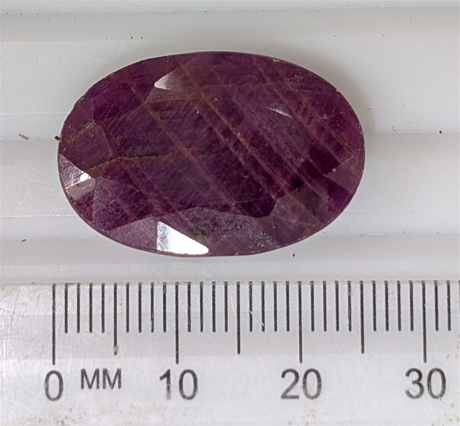 24 Carat Ruby Gemstone Auction (0027-2560574) | Grays Australia