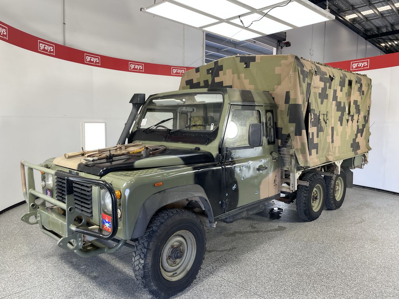 1990 Landrover 110 Defender 6X6 Manual Troop carrier Auction (0001 ...