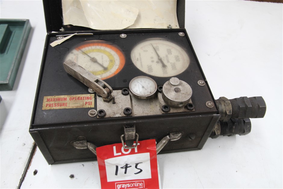 Schroeder Portable Hydraulic Circuit Tester in Steel Case Auction (0145 ...