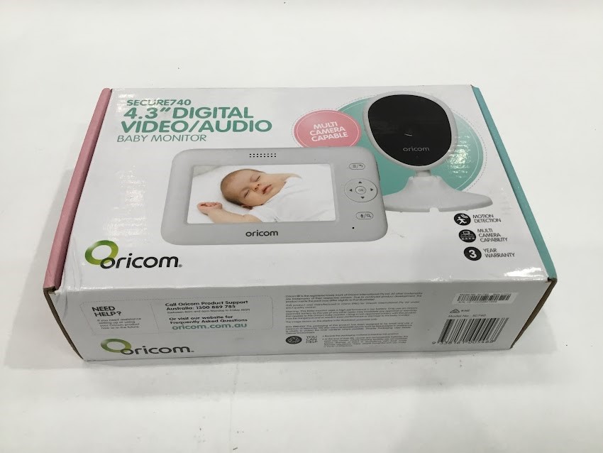 Oricom SECURE740 4.3"DIGITAL VIDEO/AUDIO BABY MONITOR Auction (0008-2560617) | Grays Australia