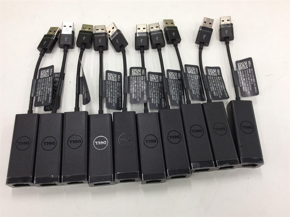 10*Dell DBJBCBC064z Network Adapter Ethernet USB 3.0 to Ethernet RJ45 ...