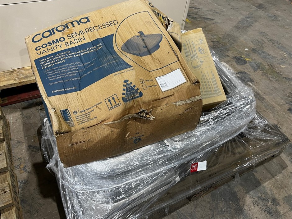 Bulk Bundle Pallet of Mixed Plumbing + Kitchen Fit out Auction (0031 ...